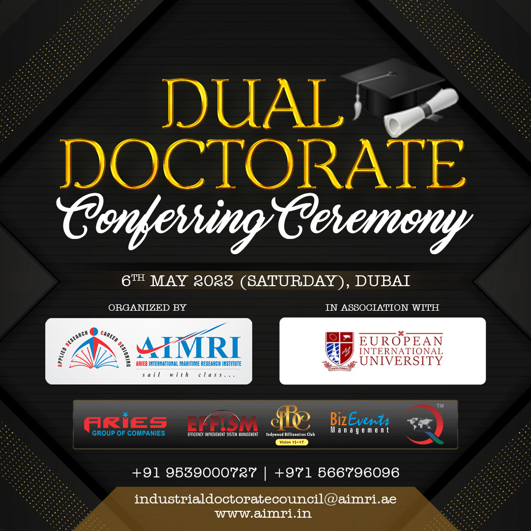 Doctorate Programme | Aries International Maritime Research Institute ...