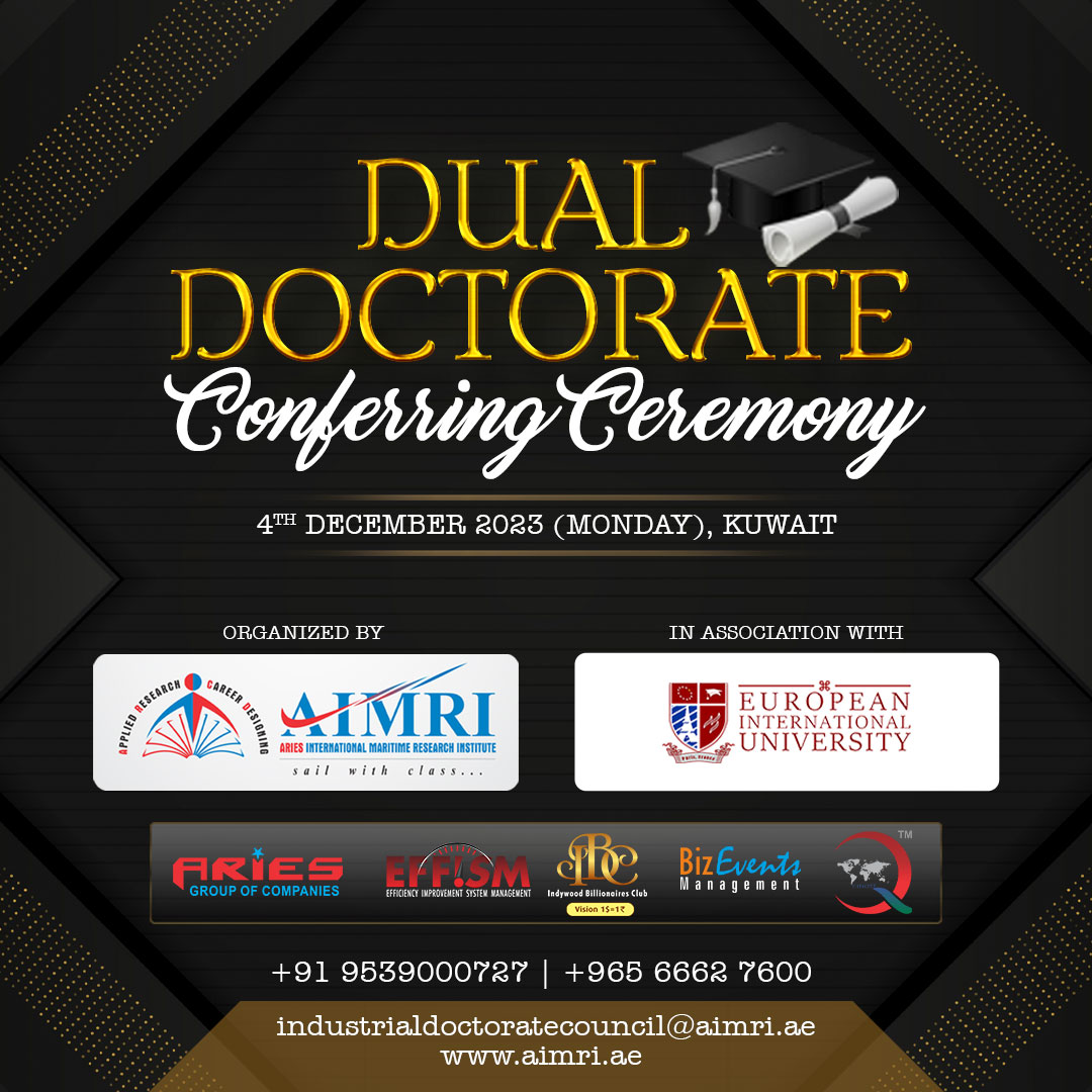 Doctorate Programme | Aries International Maritime Research Institute ...